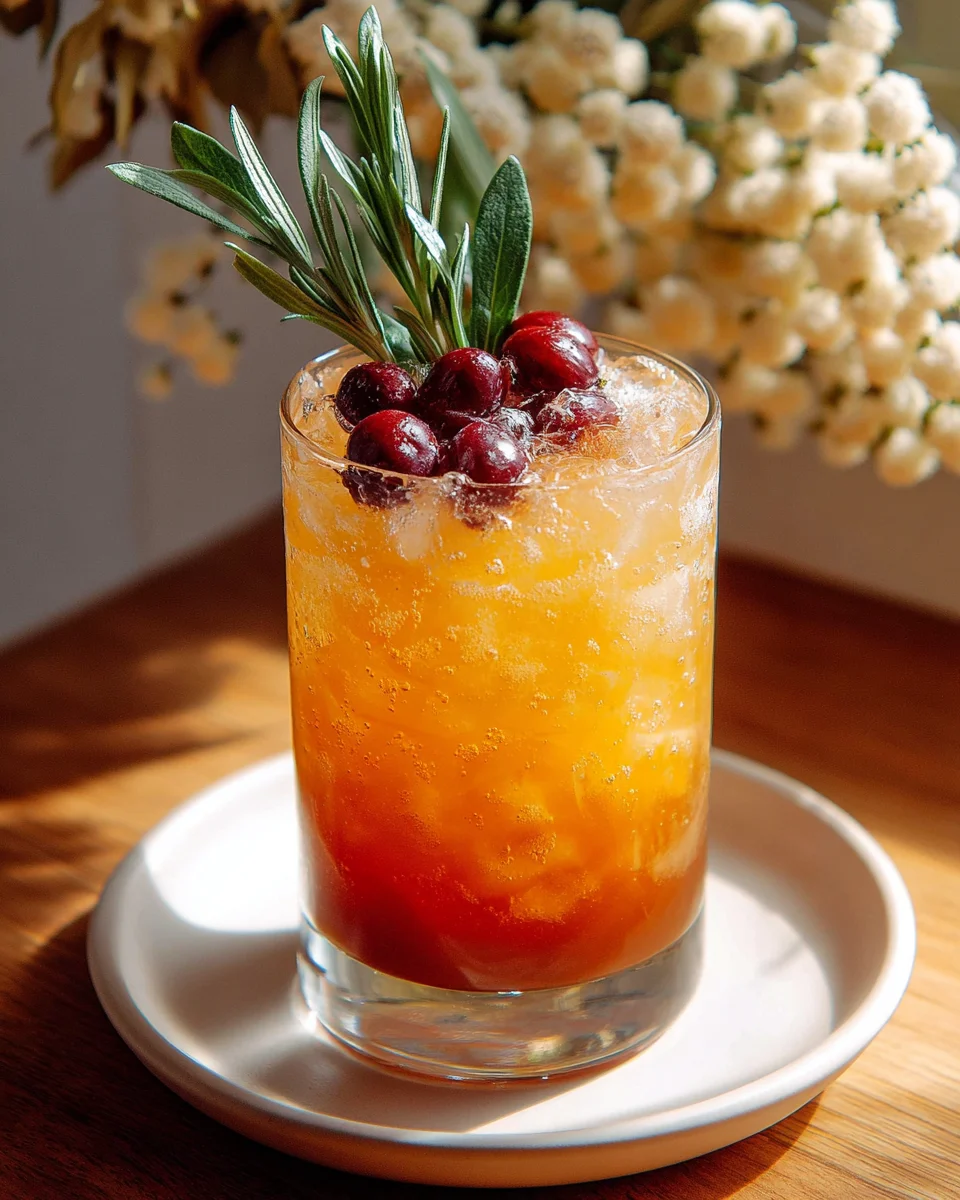 Thanksgiving Mocktail: Festive Non-Alcoholic Holiday Drink - yumrow