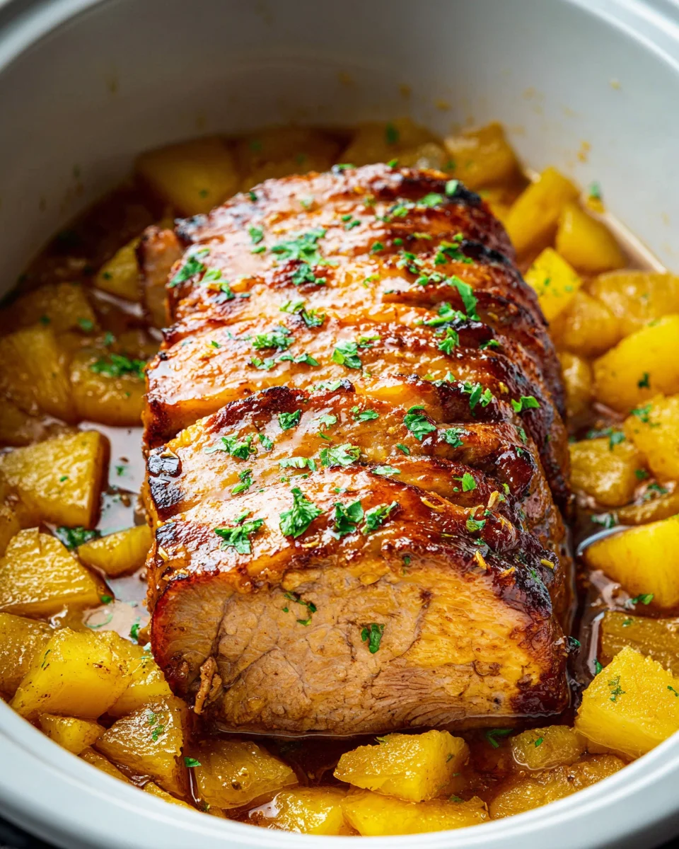 Delicious Slow Cooker Pineapple Beef Loin Recipe to Try! - yumrow
